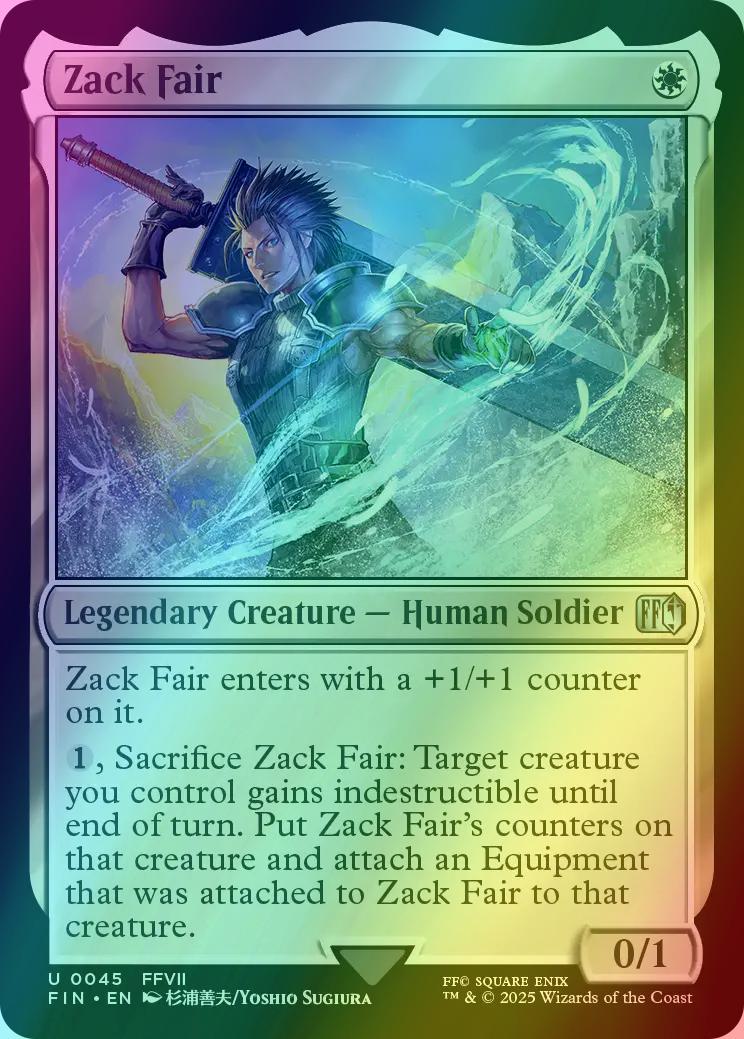 Zack Fair [45] [FINAL FANTASY] [Foil] – Face to Face Games