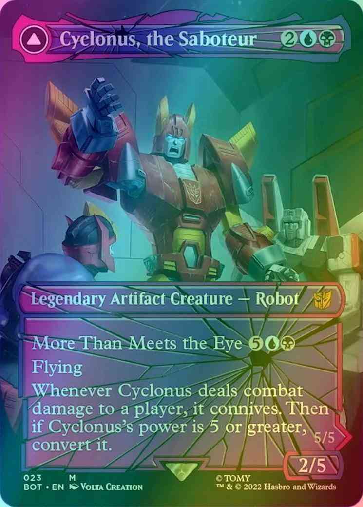 Cyclonus, the Saboteur // Cyclonus, Cybertronian Fighter [23 ...
