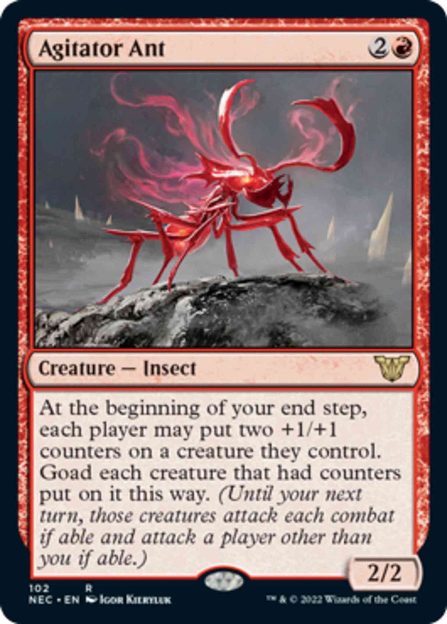 Agitator Ant [102] [Kamigawa: Neon Dynasty: Commander] [Non-Foil] – Face to Face Games