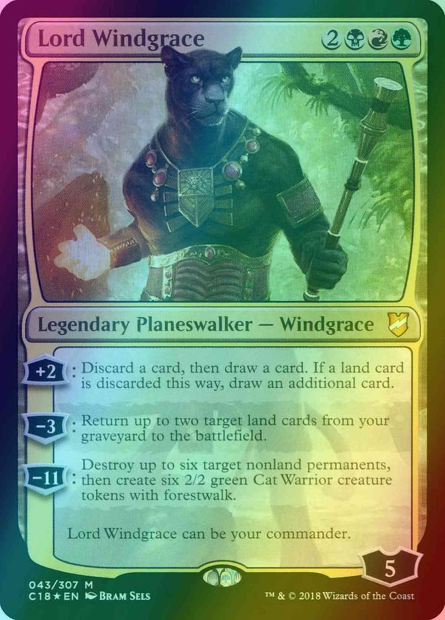 Lord Windgrace [43] [Commander 2018] [Foil] – Face to Face Games