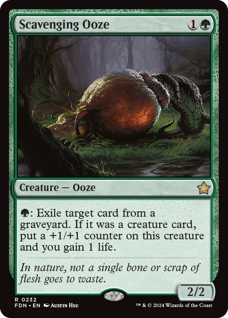Scavenging Ooze [232] [Foundations] [Non-Foil] – Face to Face Games