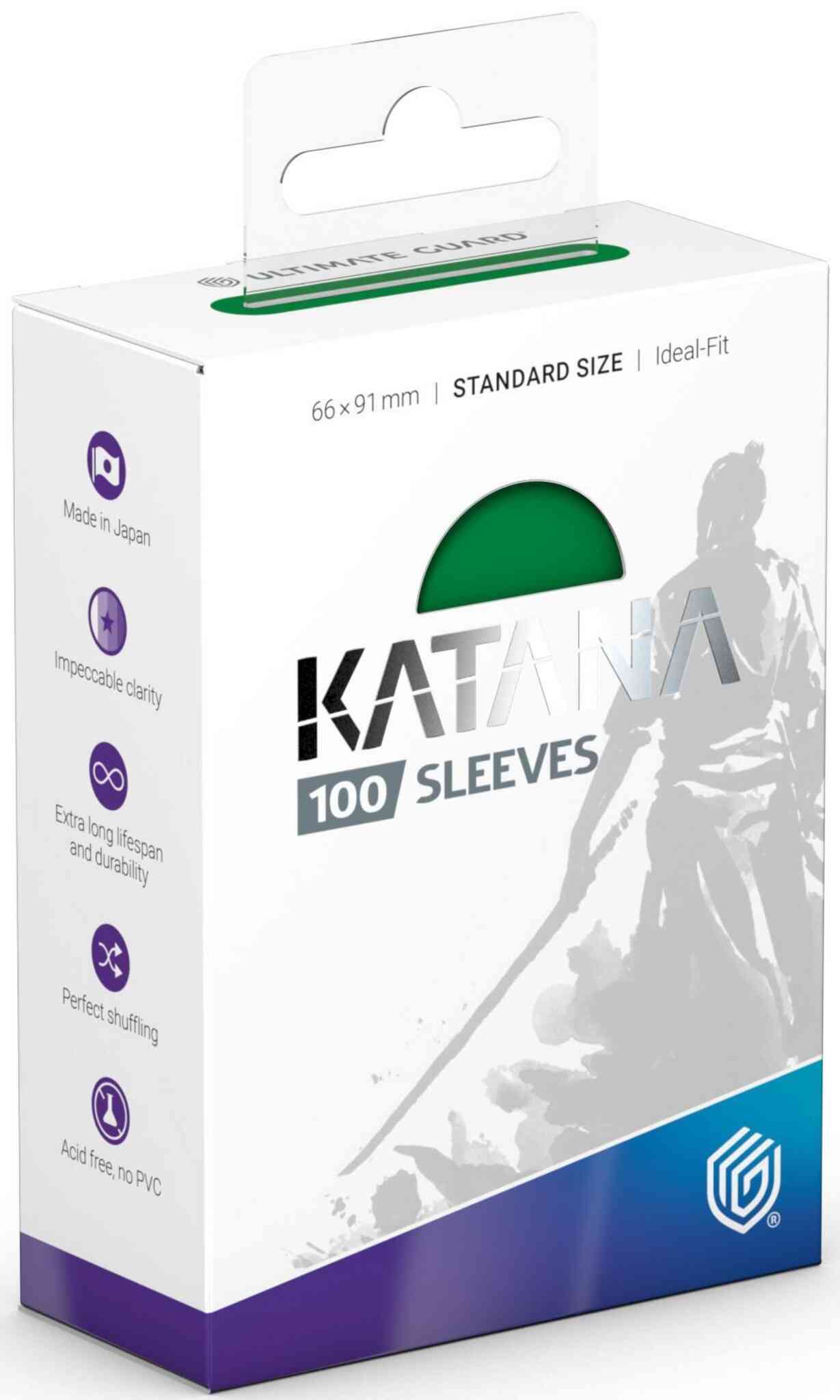 Ultimate Guard Katana Sleeves - Standard Size - 100ct - Jade Garden ...