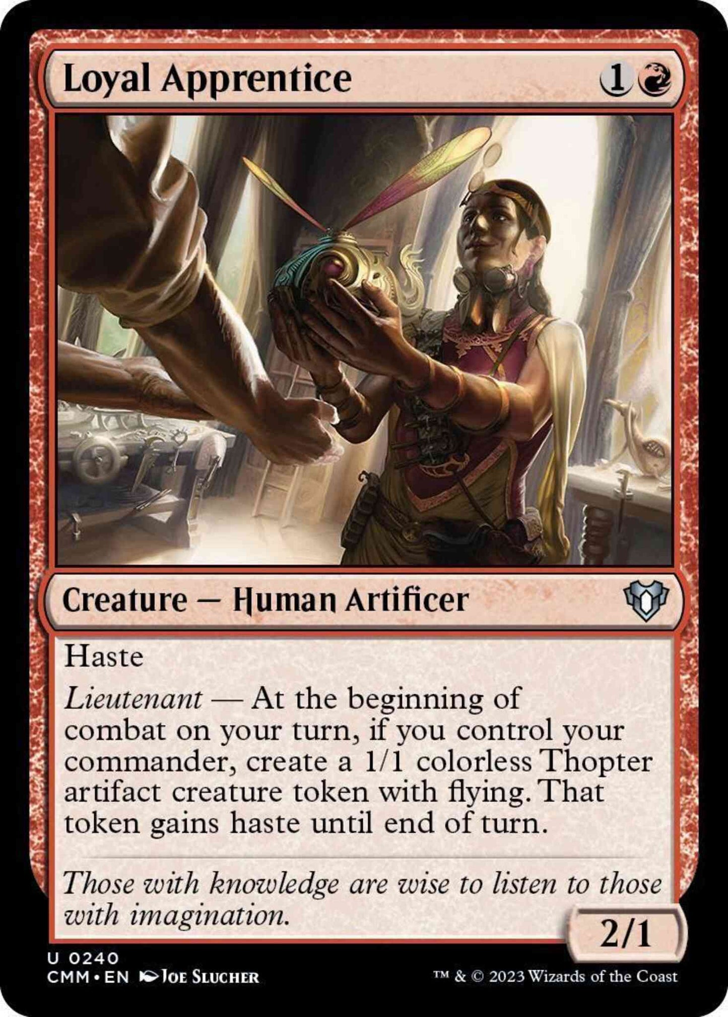 Loyal Apprentice [240] [Commander Masters] [Non-Foil] – Face to Face Games