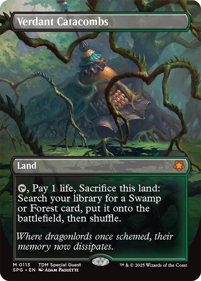 Verdant Catacombs [113] [Borderless] [Special Guests] [Non-Foil] – Face ...