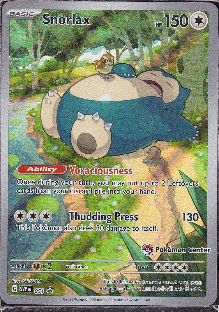 Snorlax - 051 - Promo - Ultra Rare - Scan 12007 – Face to Face Games