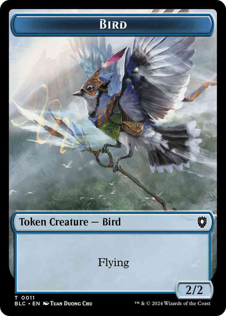 Bird Token (11) // Fish Token (07) [Bloomburrow: Commander: Tokens] [N ...