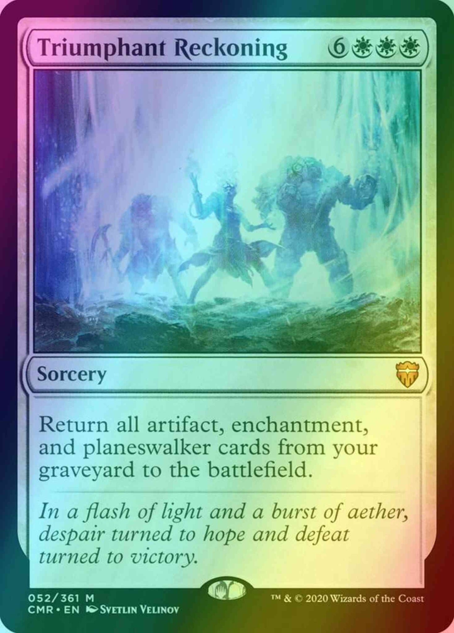 Triumphant Reckoning [52] [Commander Legends] [Foil] – Face to Face Games