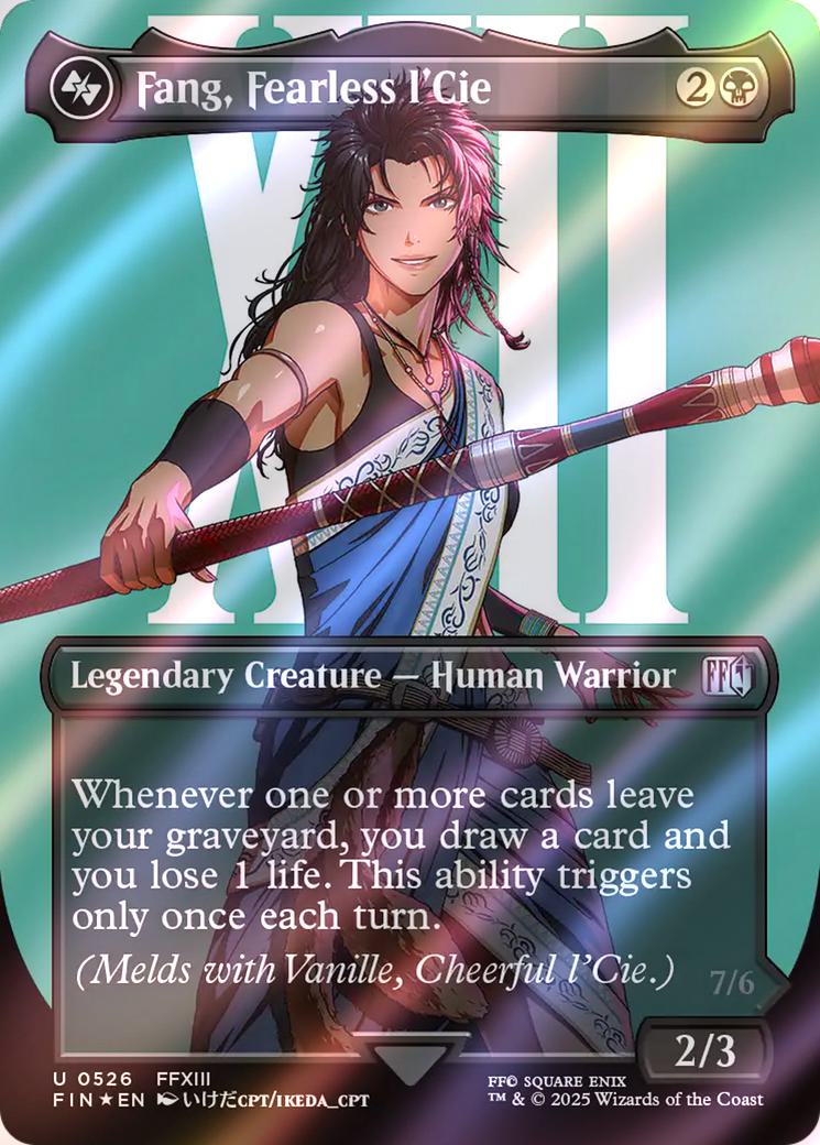 Fang, Fearless l'Cie // Ragnarok, Divine Deliverance [526] [Borderless ...