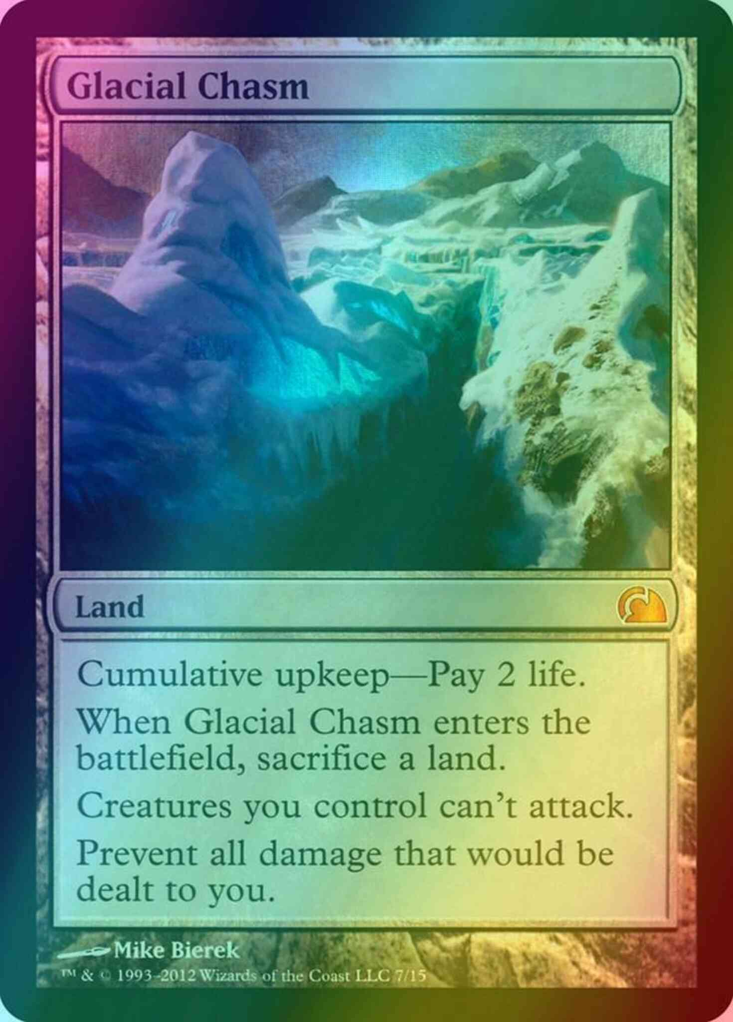 Glacial Chasm [7] [From the Vault: Realms] [Foil] – Face to Face Games