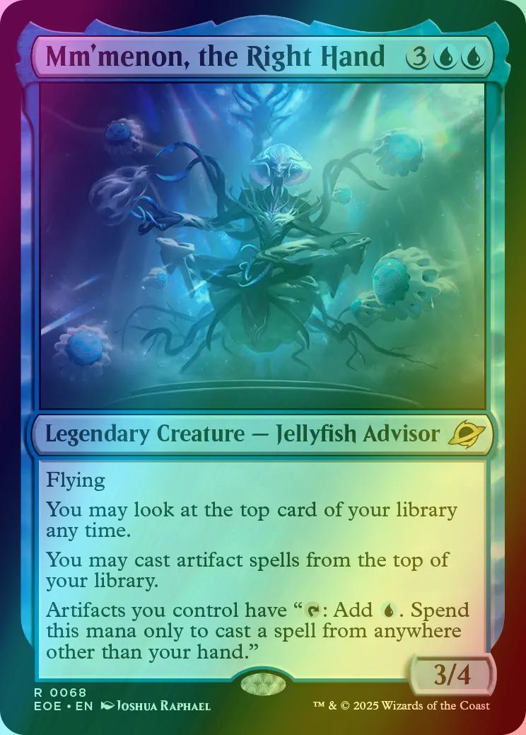 Mm'menon, the Right Hand [68] [Edge of Eternities] [Foil] – Face to ...
