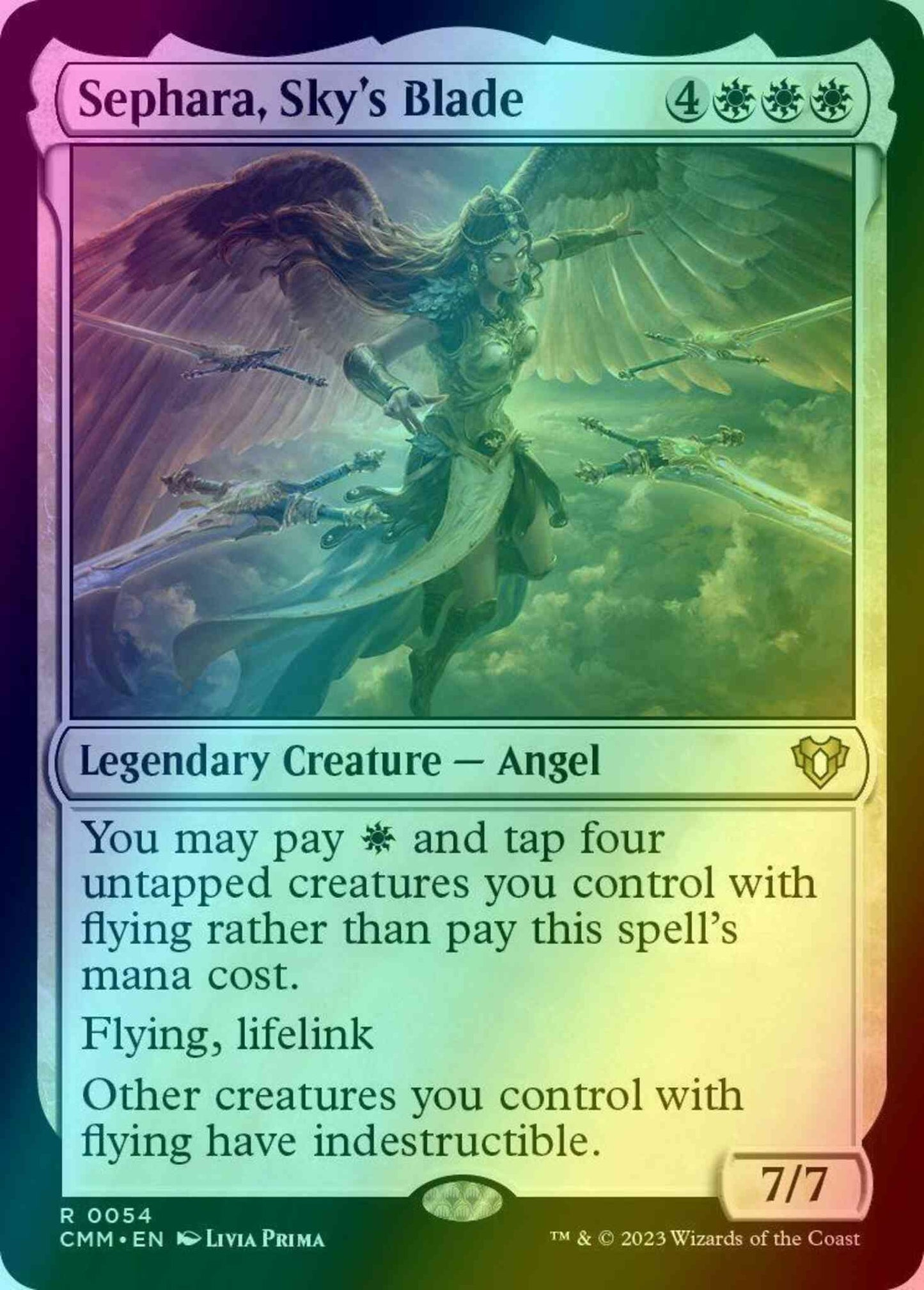 Sephara, Sky's Blade [54] [Commander Masters] [Foil] – Face to Face Games