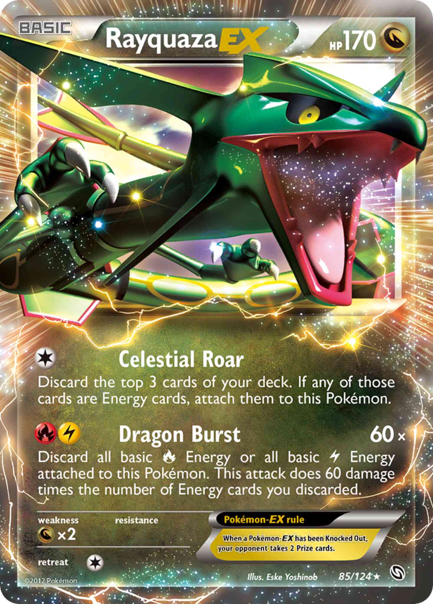 Rayquaza-EX - 85/124 - Rare Holo EX [bw6-85] [Ultra] – Face to Face Games