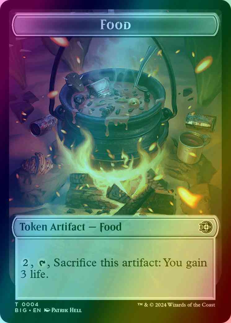 Food Token (04) // Treasure Token (18) [The Big Score: Tokens] [Foil ...