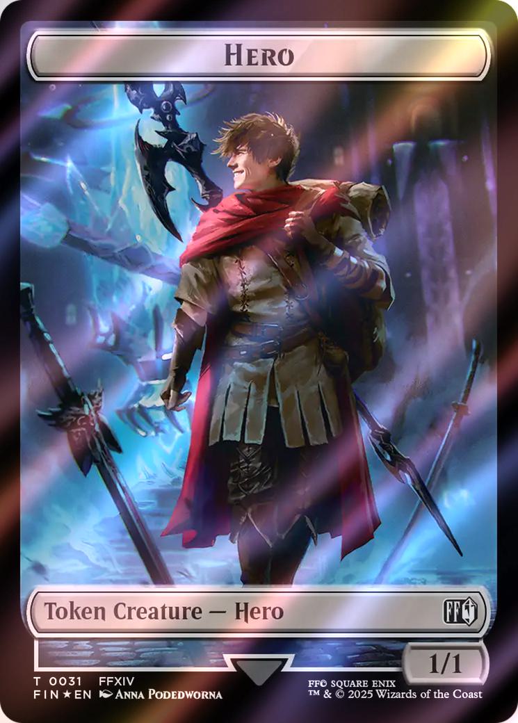 Hero Token (31) // Wizard Token (35) [FINAL FANTASY: Tokens] [Surge ...