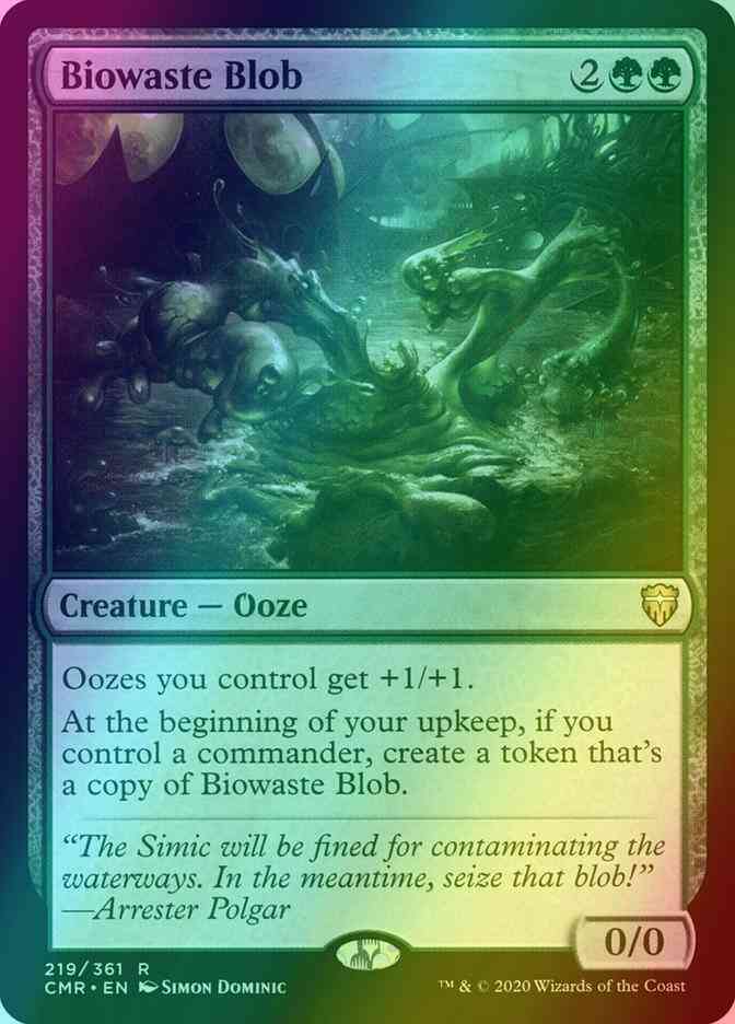 Biowaste Blob [219] [Commander Legends] [Foil] – Face to Face Games