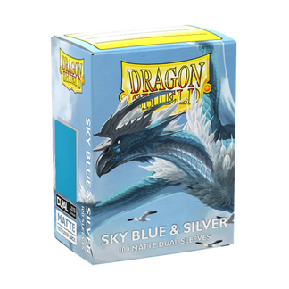 Dragon Shield Matte Dual Sleeves - Standard Size - 100ct - Sky Blue ...