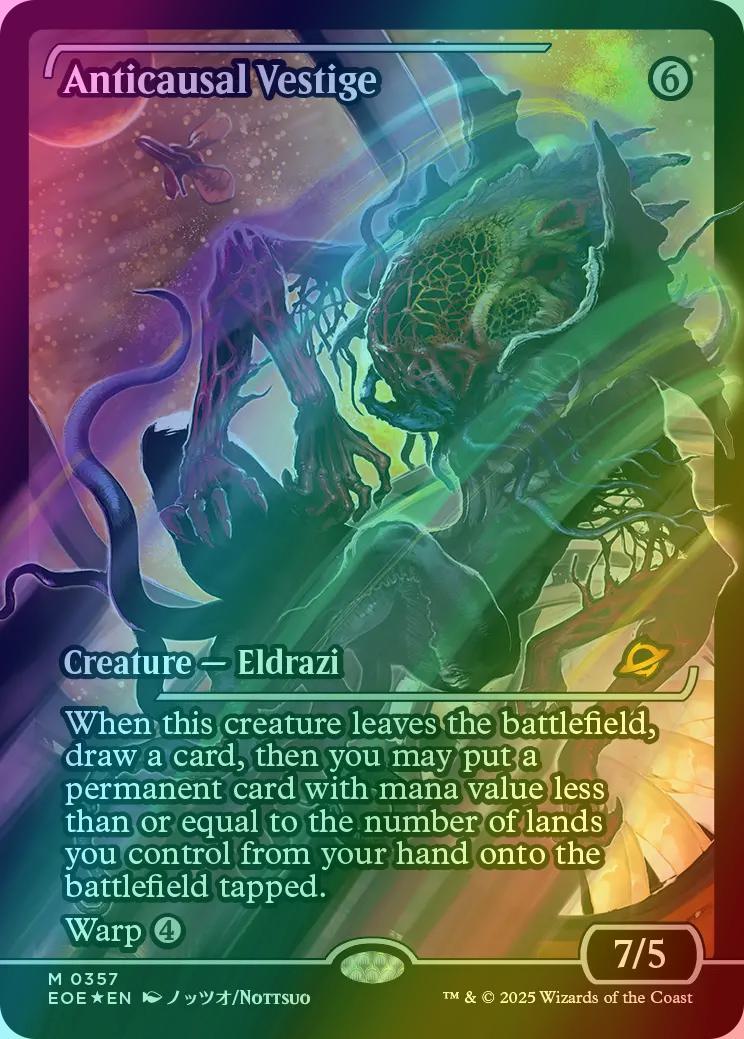 Anticausal Vestige 357 Japan Showcase Edge Of Eternities Foil