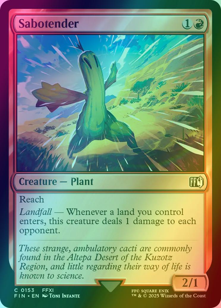 Sabotender [153] [FINAL FANTASY] [Foil] – Face to Face Games