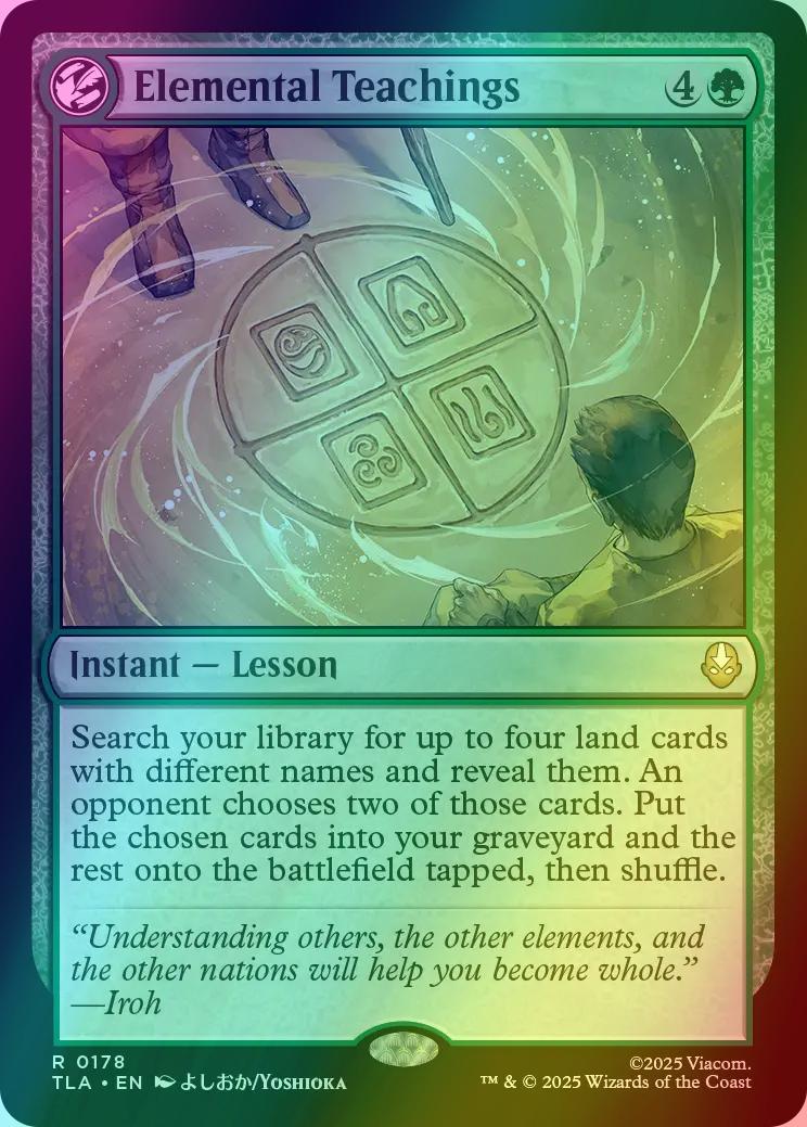 Elemental Teachings [178] [Avatar: The Last Airbender] [Foil] – Face to ...