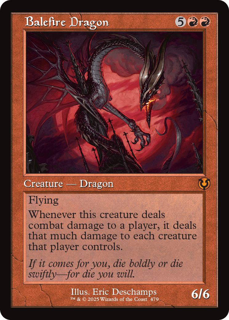 Balefire Dragon [479] [Retro Frame] [Innistrad Remastered] [Non-Foil ...