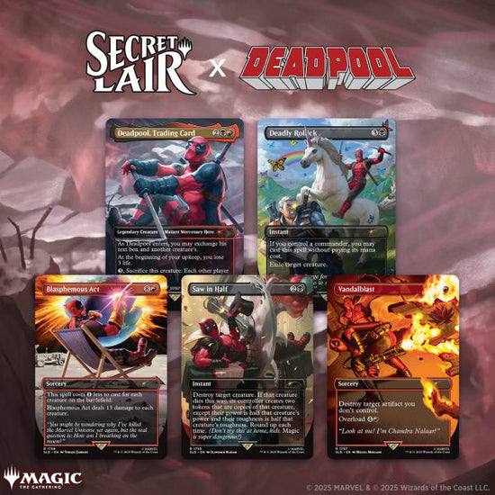 Secret Lair Drop Series - Secret Lair x Marvel's Deadpool – Face to ...