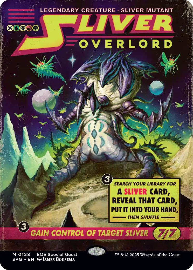 Sliver Overlord [128] [Borderless] [Special Guests] [Non-Foil] – Face ...