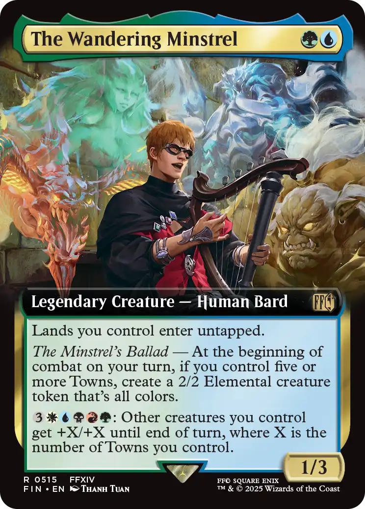 The Wandering Minstrel [515] [Extended Art] [FINAL FANTASY] [Non-Foil ...