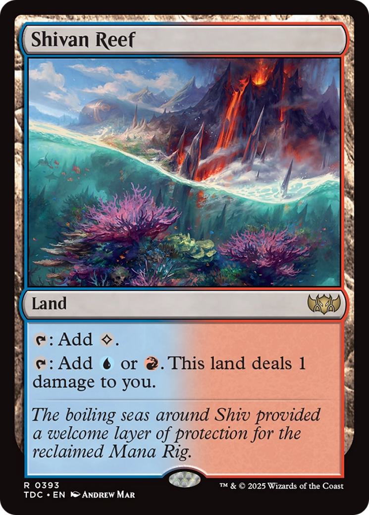 Shivan Reef [393] [Tarkir: Dragonstorm: Commander] [Non-Foil] – Face to ...