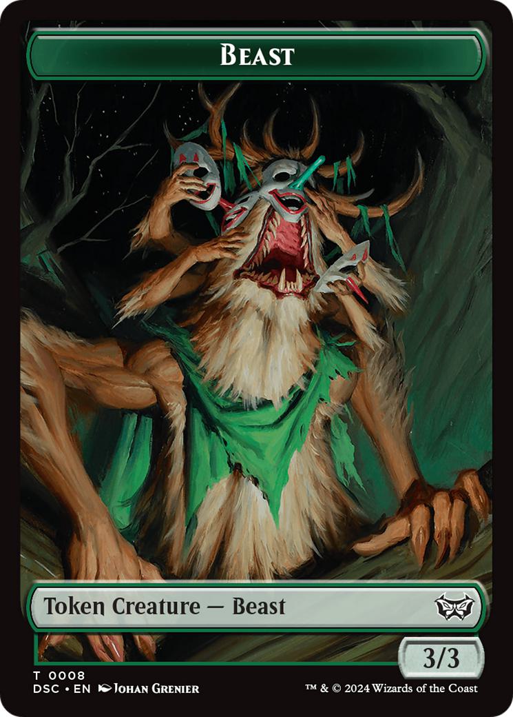 Beast Token (08) // Scarecrow Token (23) [Duskmourn: House of Horror ...