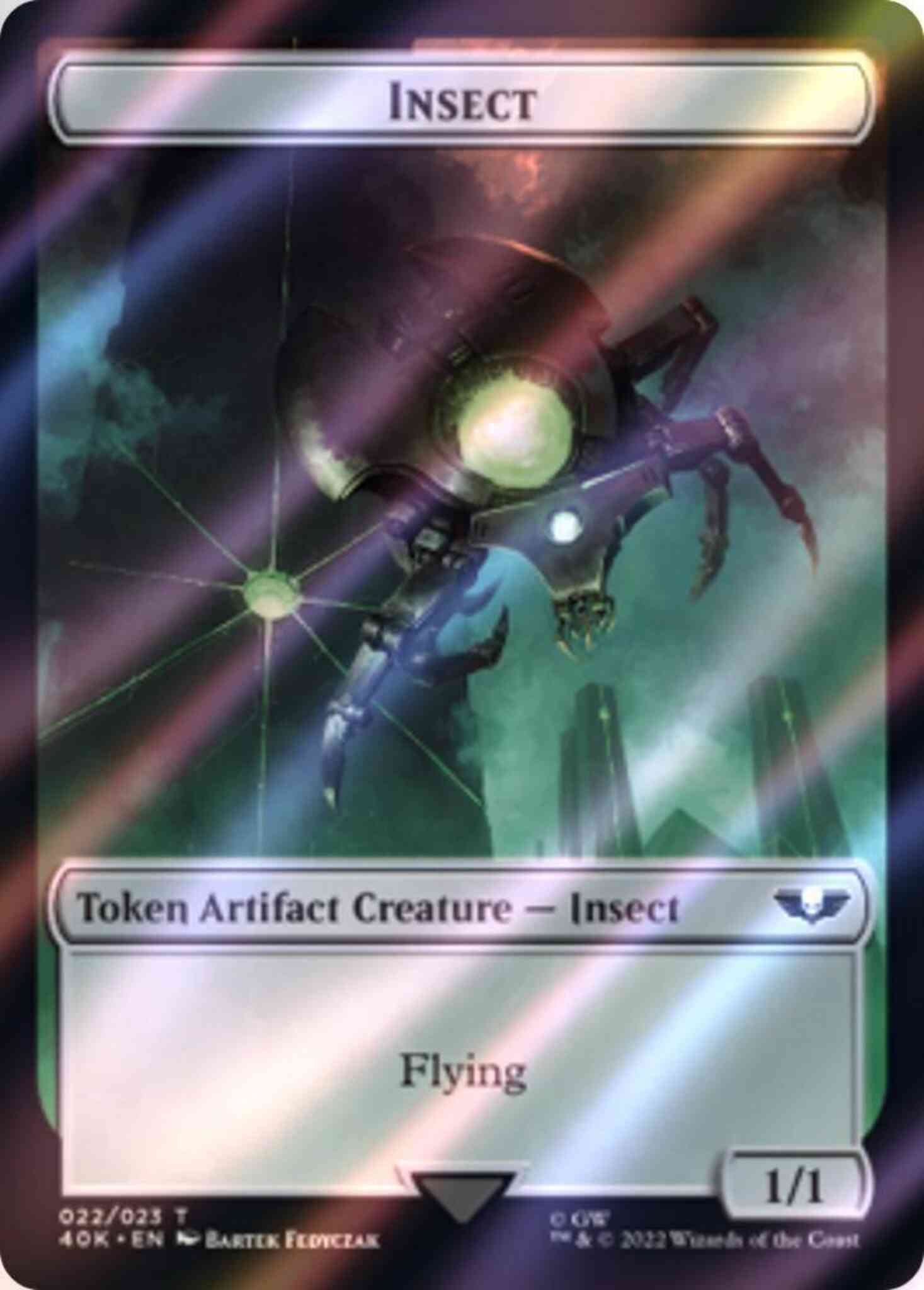 Insect Token (22) // Necron Warrior Token (14) [Universes Beyond: Warh ...