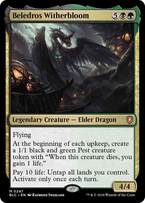 Beledros Witherbloom [247] [Bloomburrow: Commander] [Non-Foil] – Face ...