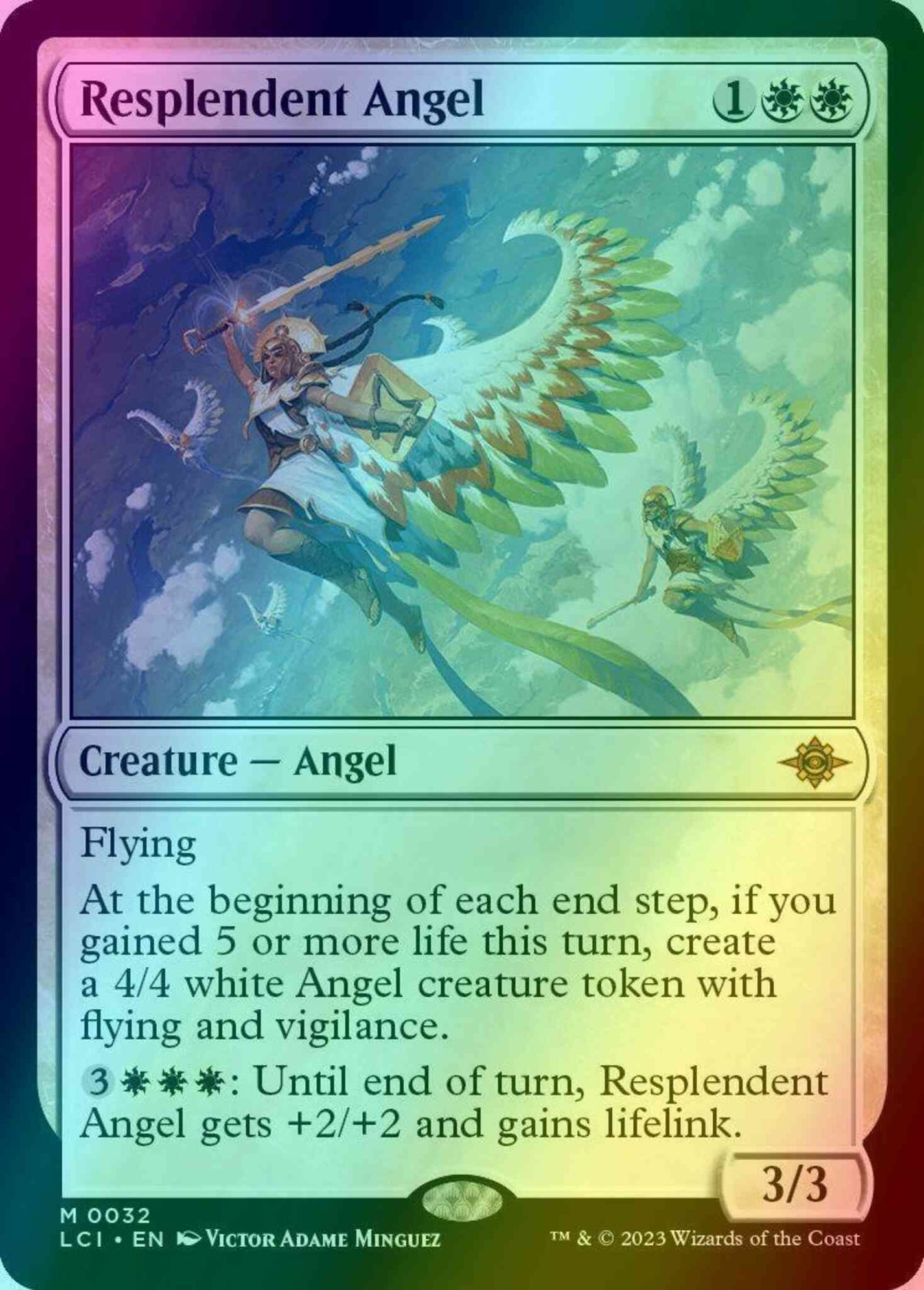Resplendent Angel [32] [The Lost Caverns of Ixalan] [Foil] – Face to ...