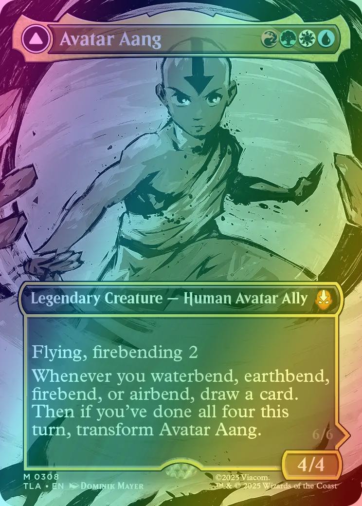 Avatar Aang // Aang, Master of Elements [308] [Borderless] [Scene ...