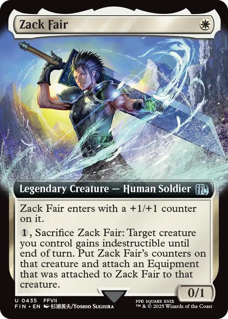 Zack Fair [435] [Extended Art] [FINAL FANTASY] [Non-Foil] – Face to ...