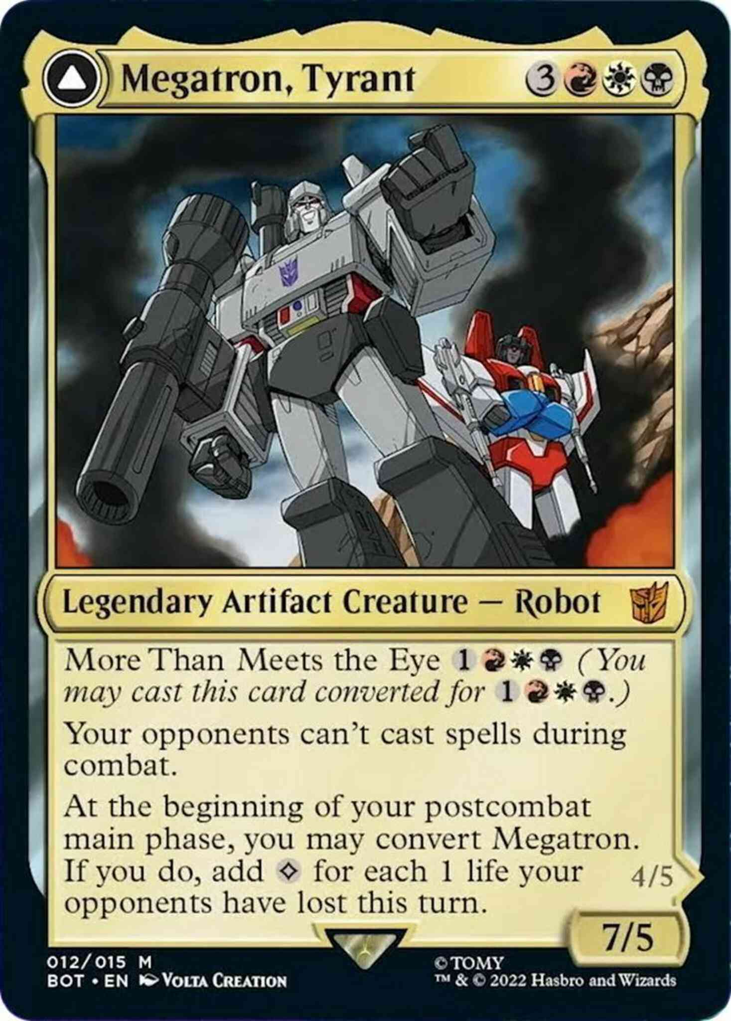 Megatron, Tyrant // Megatron, Destructive Force [12] [Universes Beyond ...