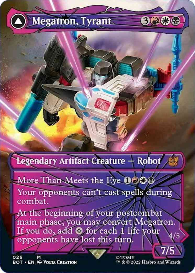 Megatron, Tyrant // Megatron, Destructive Force [26] [Borderless ...