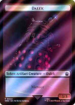 Dalek Token (44) // Treasure Token (63) [Universes Beyond: Doctor Who ...