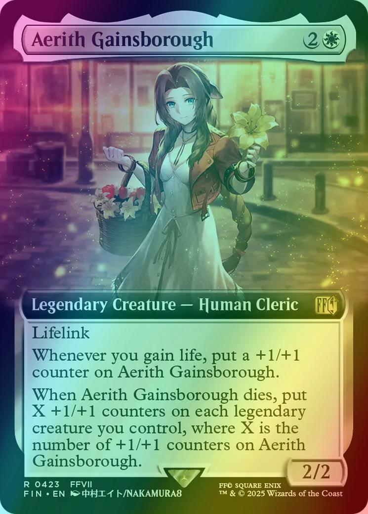 Aerith Gainsborough [423] [Extended Art] [FINAL FANTASY] [Foil] – Face ...