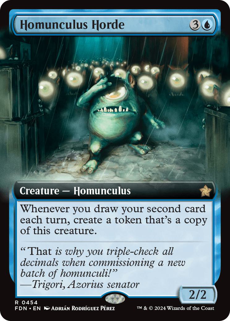 Homunculus Horde [454] [Extended Art] [Foundations] [Foil] – Face to ...