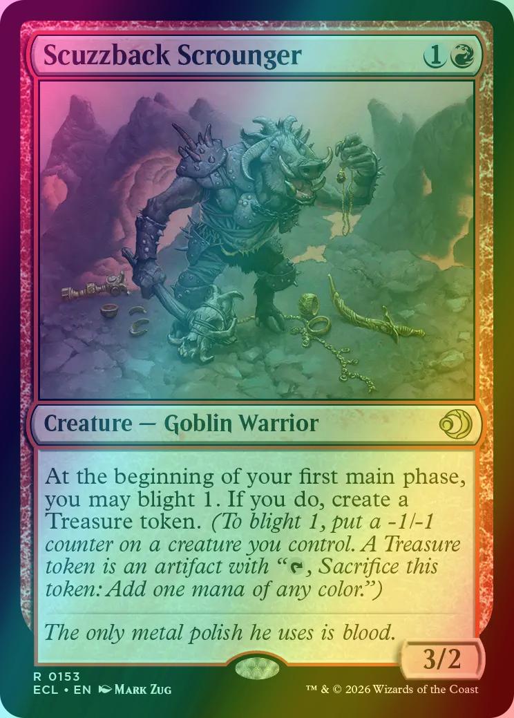 Scuzzback Scrounger [153] [Lorwyn Eclipsed] [Foil] – Face to Face Games
