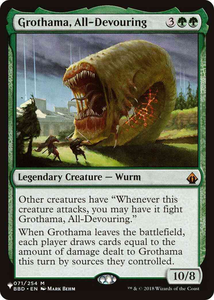 Grothama, All-Devouring [BBD-71] [The List] [Non-Foil] – Face to Face Games