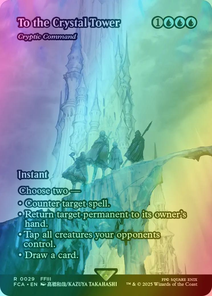 To the Crystal Tower - Cryptic Command [29] [Borderless] [FINAL FANTAS ...