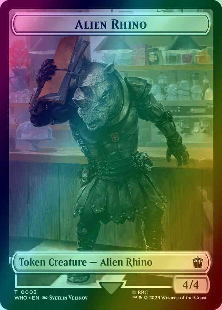 Alien Rhino Token (03) // Alien Salamander Token (16) [Universes Beyon ...