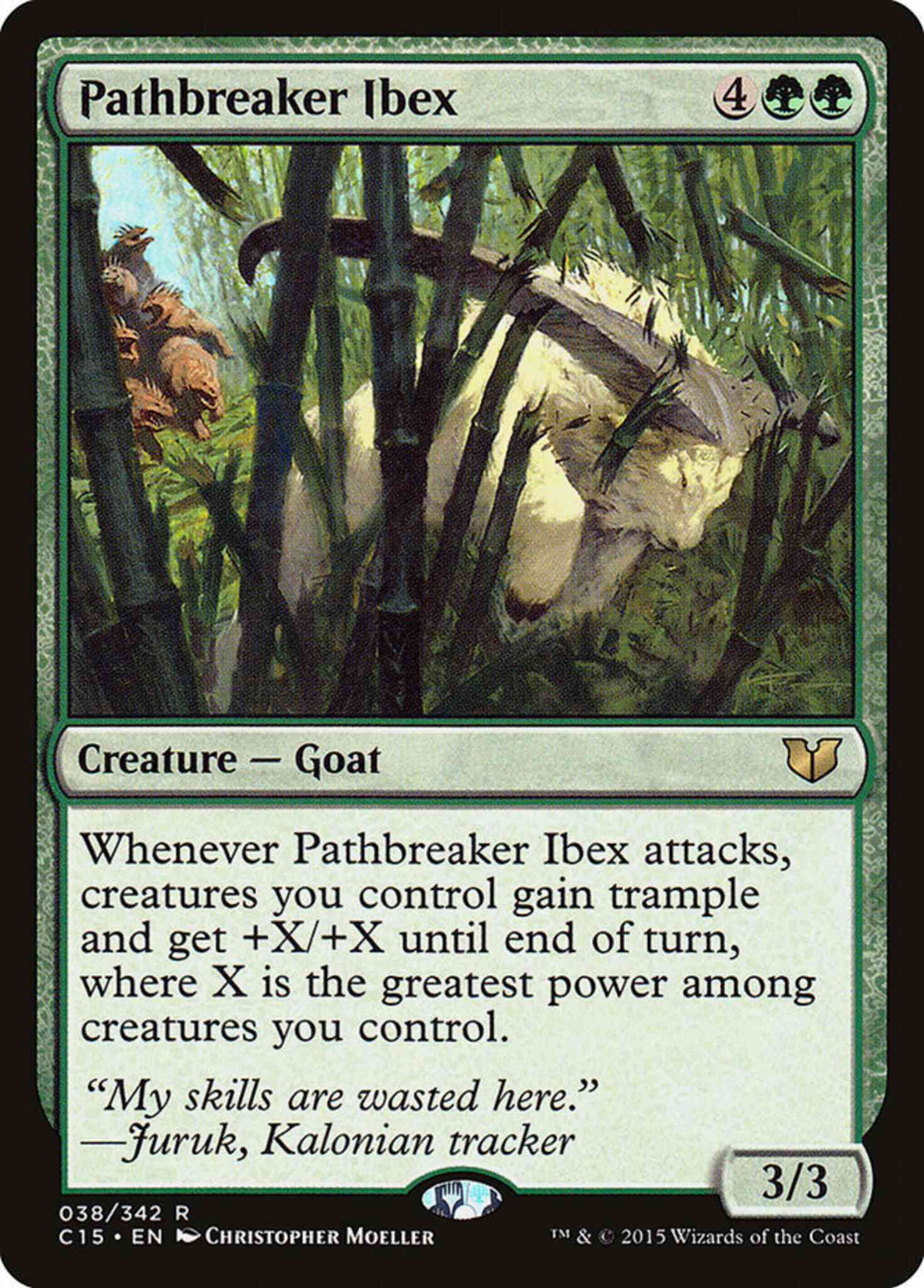 Pathbreaker Ibex [38] [Commander 2015] [Non-Foil] – Face to Face Games